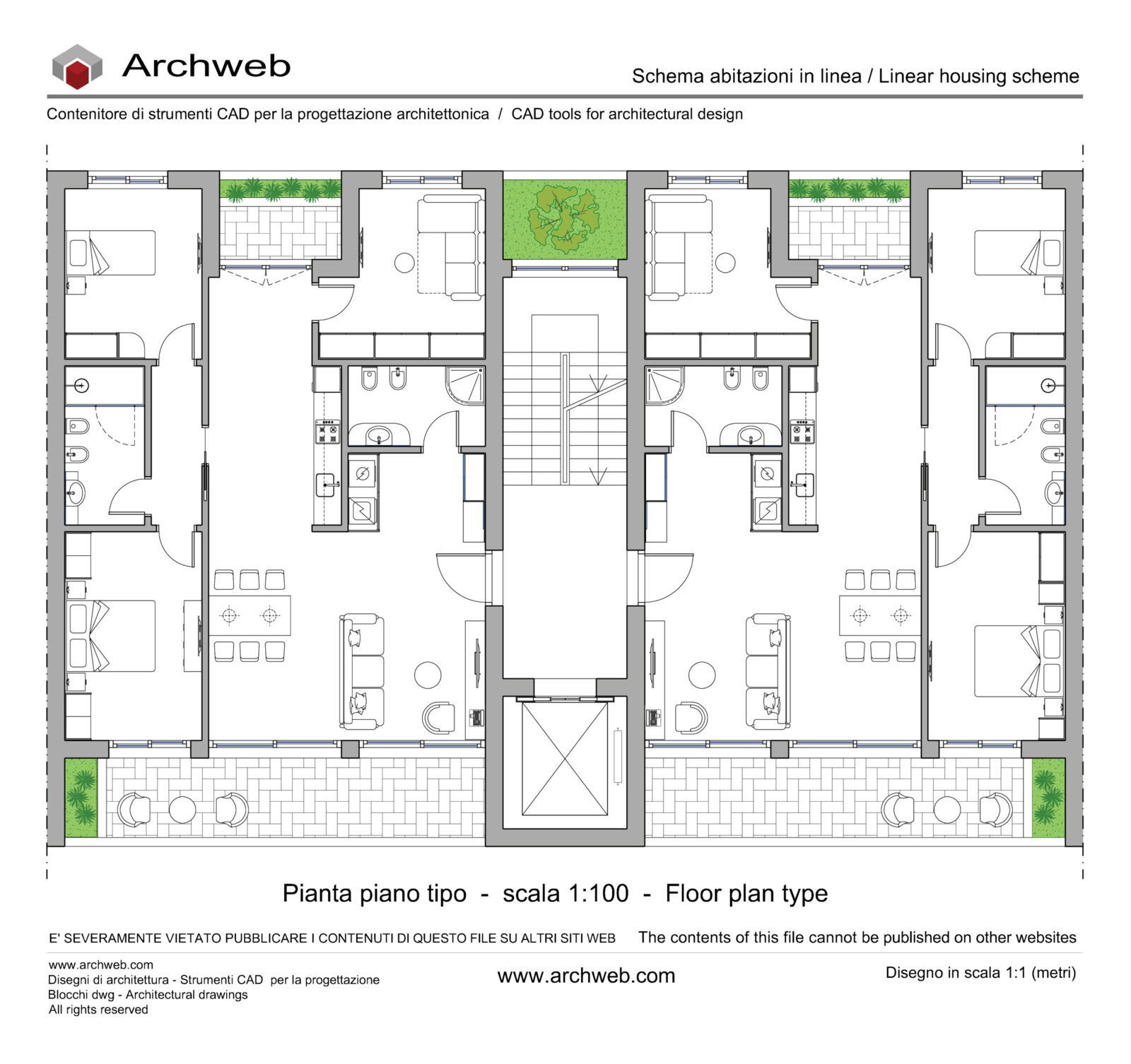 House in line 24 - Archweb dwg