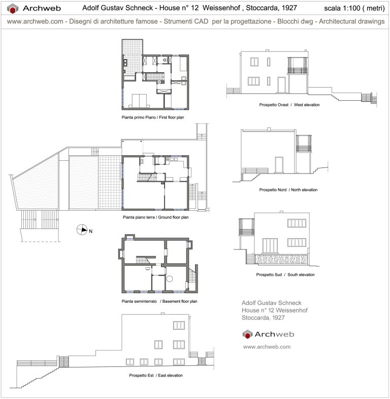House 12 in the Weissenhof district - Archweb