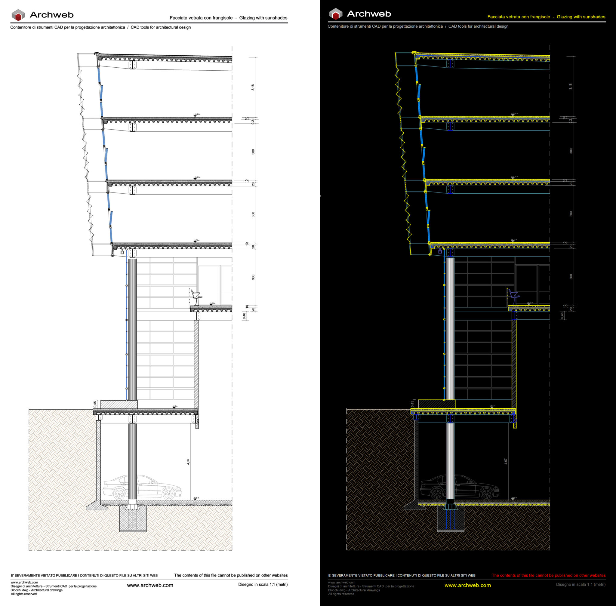 Grande baie vitrée 04 - Archweb dwg
