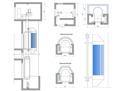 Panoramic elevators - Archweb dwg