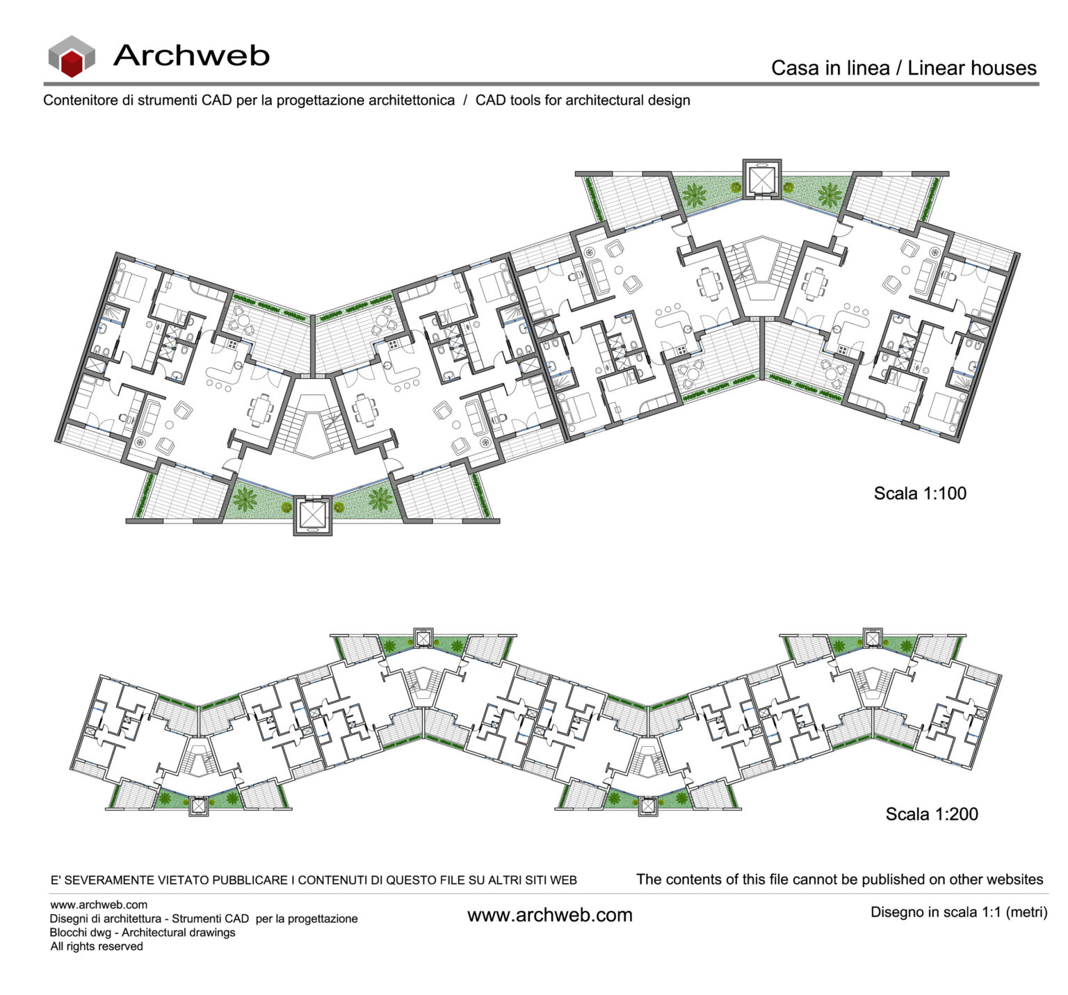 Casa in linea 21 - Archweb