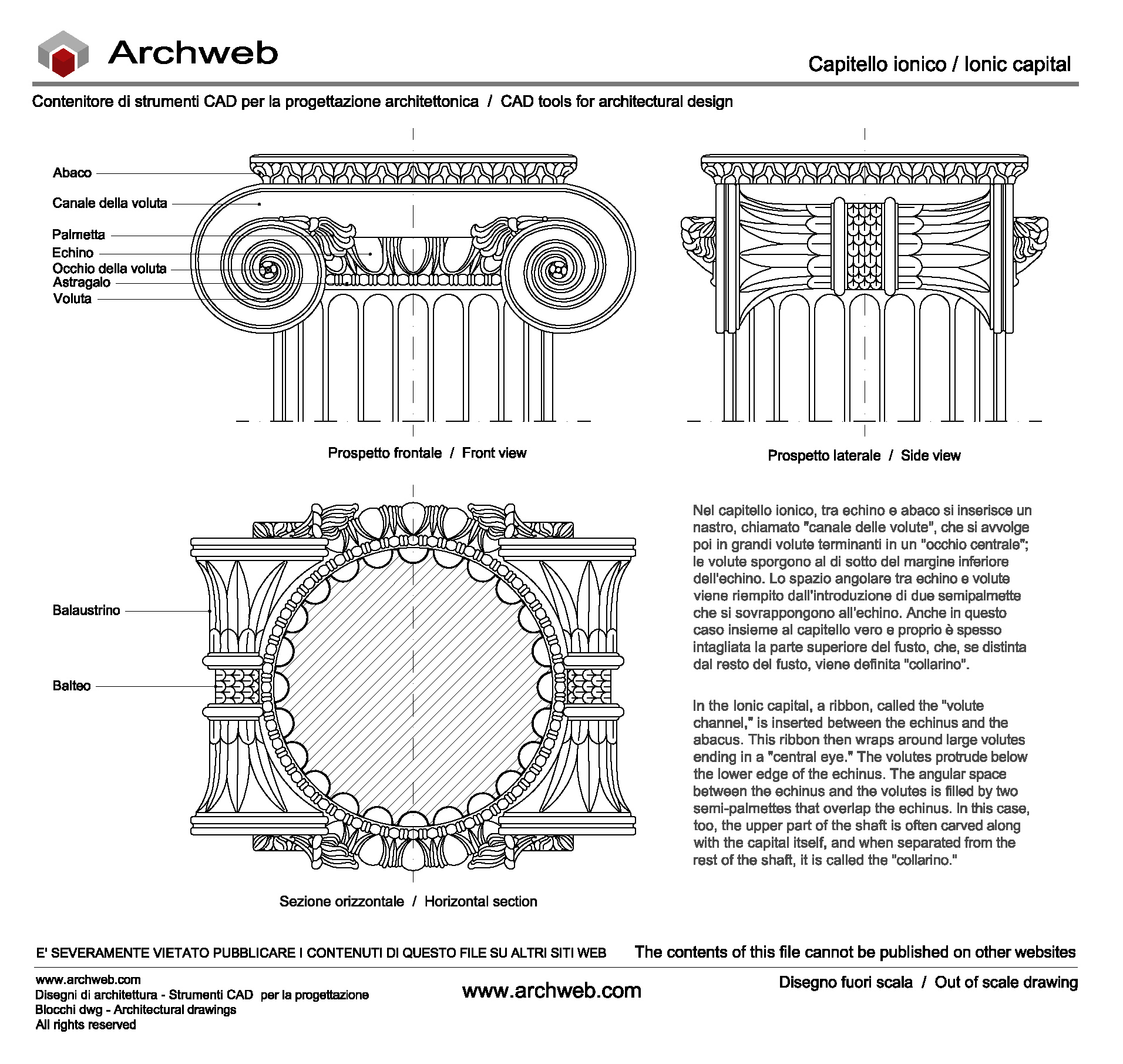 Ionic capital - Archweb